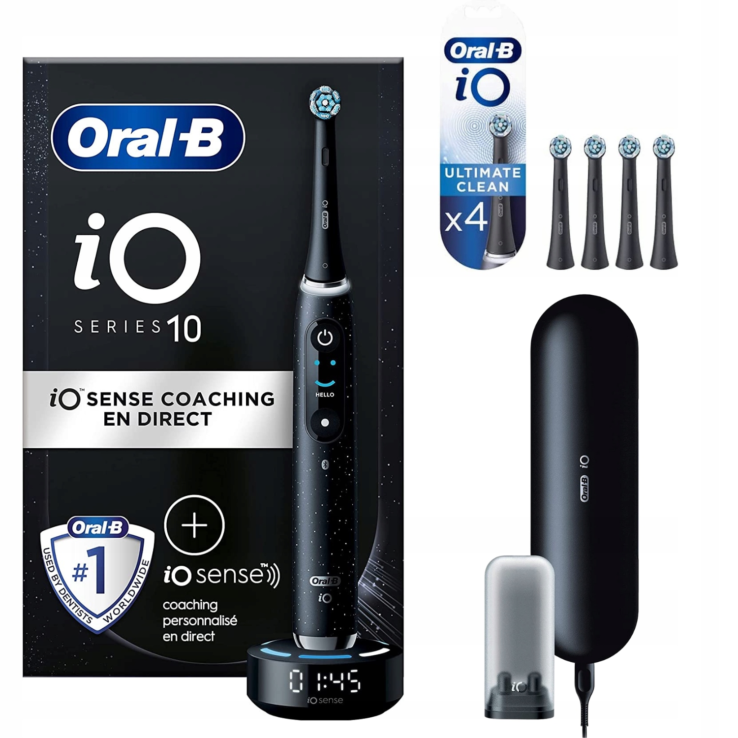 SZCZOTECZKA ELEKTRYCZNA SONICZNA MAGNETYCZNA ORAL-B iO 10 ZESTAW 5 KOŃCÓWEK (5906063218176 ...