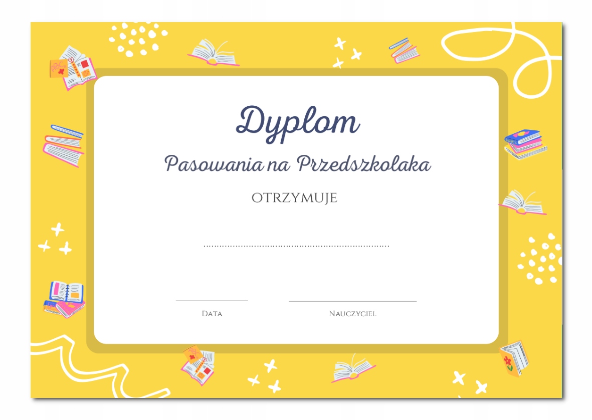 Dyplom A4 pasowanie ślubowanie na przedszkolaka • Cena, Opinie • Papier ... Dyplom A4 pasowanie ślubowanie na przedszkolaka • Cena, Opinie • Papier ...