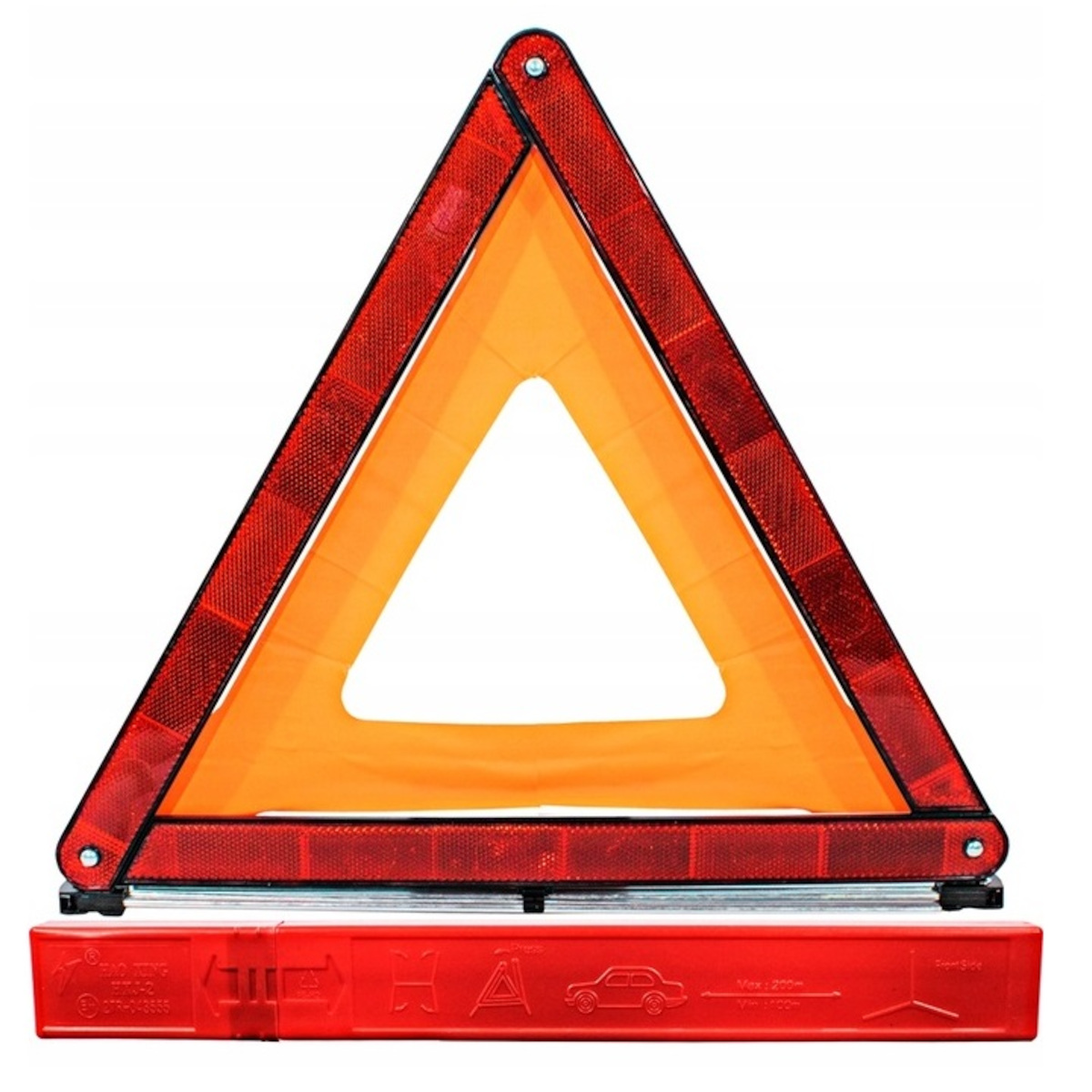 Trójkąt samochodowy ostrzegawczy odblask + etui 5901969121421 za 12 ...