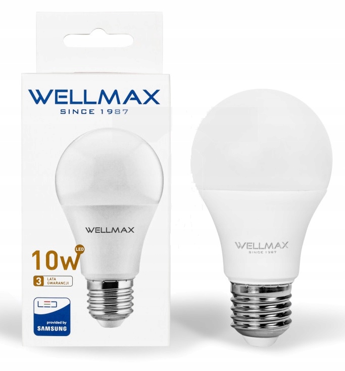 Samsung Wellmax żarówka LED 10W 4000K E27 900lm (840/359) • Cena ...