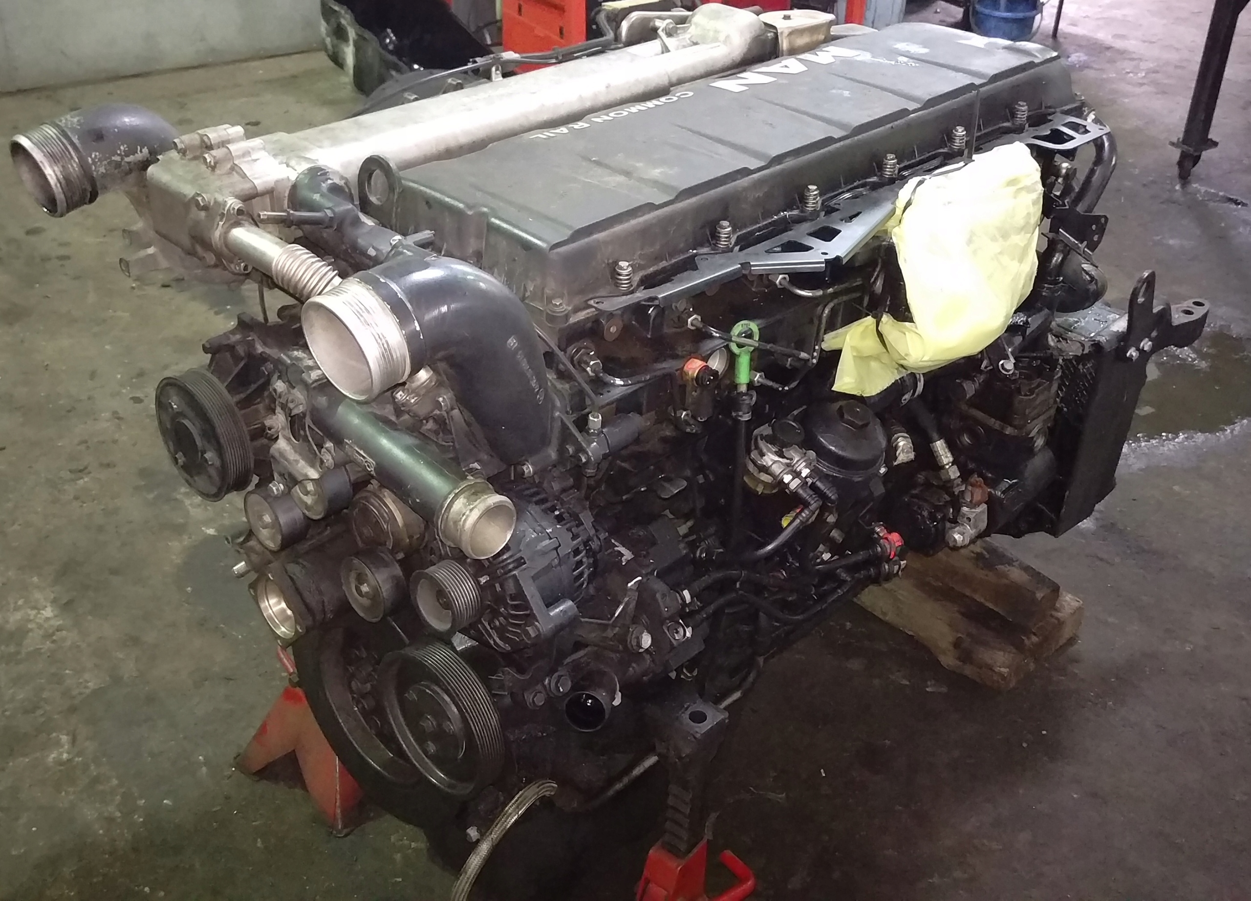 Silnik MAN TGX D2676LF19 540KM Euro 4 MAN TGX MAN TGA MAN D26 E4 za ...