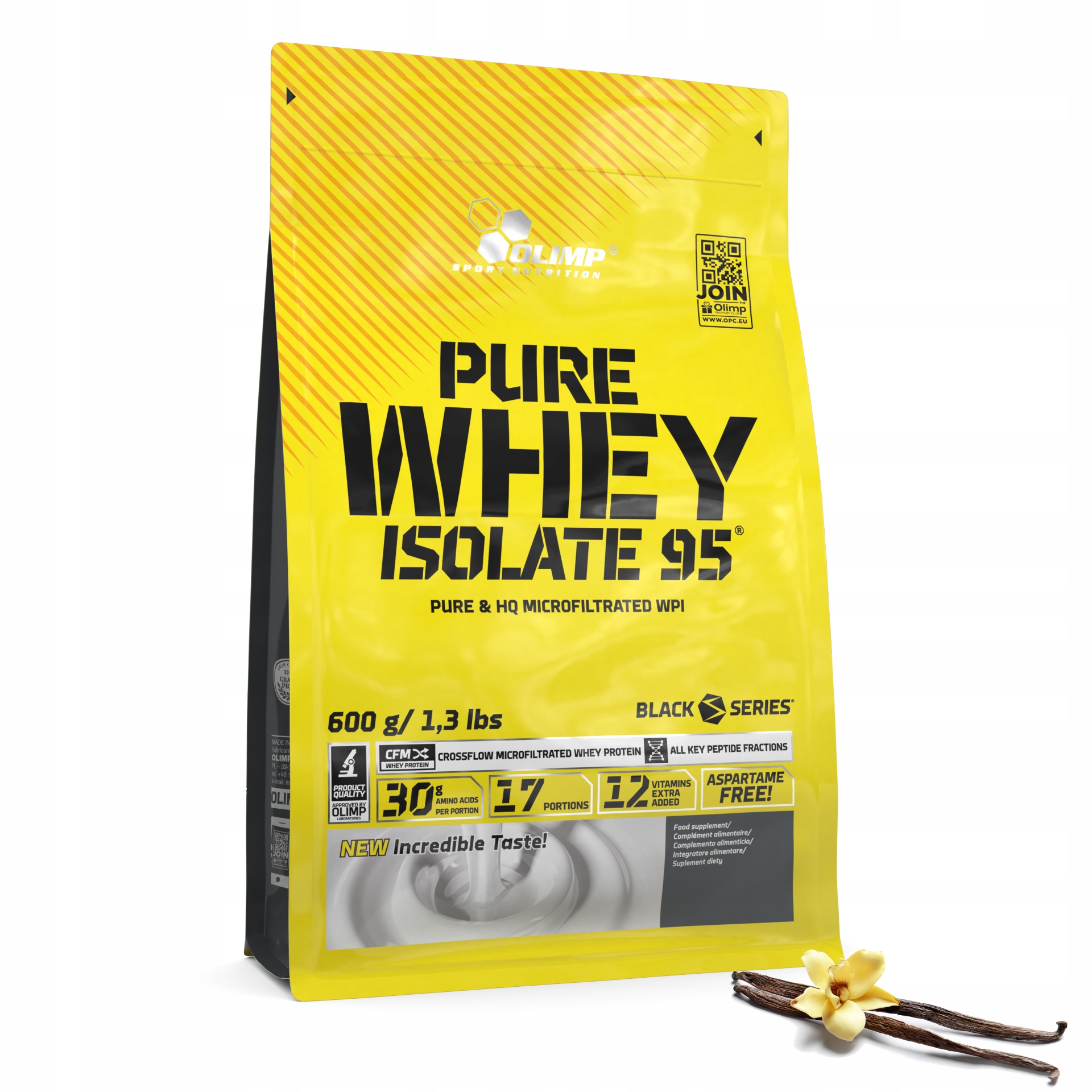 OLIMP PURE WHEY ISOLATE 95 600g IZOLAT ODŻYWKA BIAŁKOWA WHEY PROTEIN ...