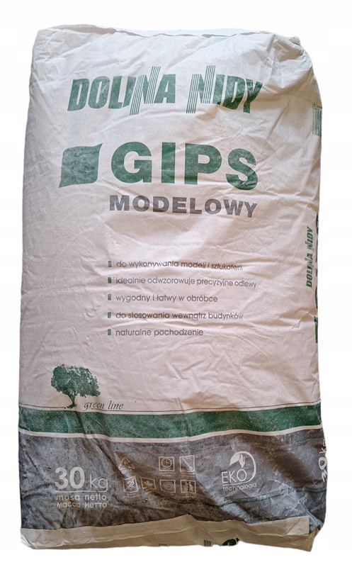 DOLINA NIDY GIPS FORMIERSKI II KAT DENTYSTYCZNY MODELOWY 30KG ...