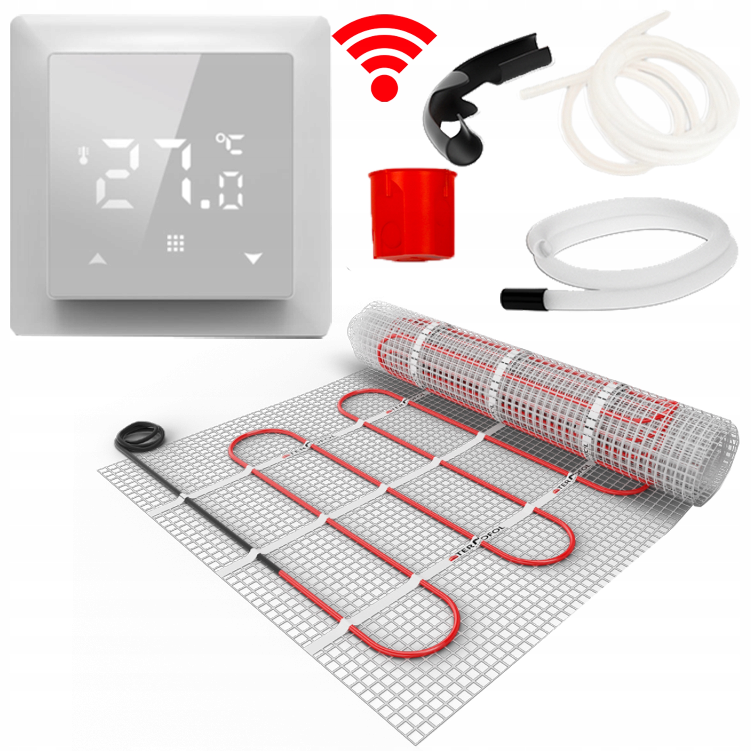 Mata na podczerwień pod ogrzewanie podłogowe 12 m2 • Cena, Opinie - Allegro