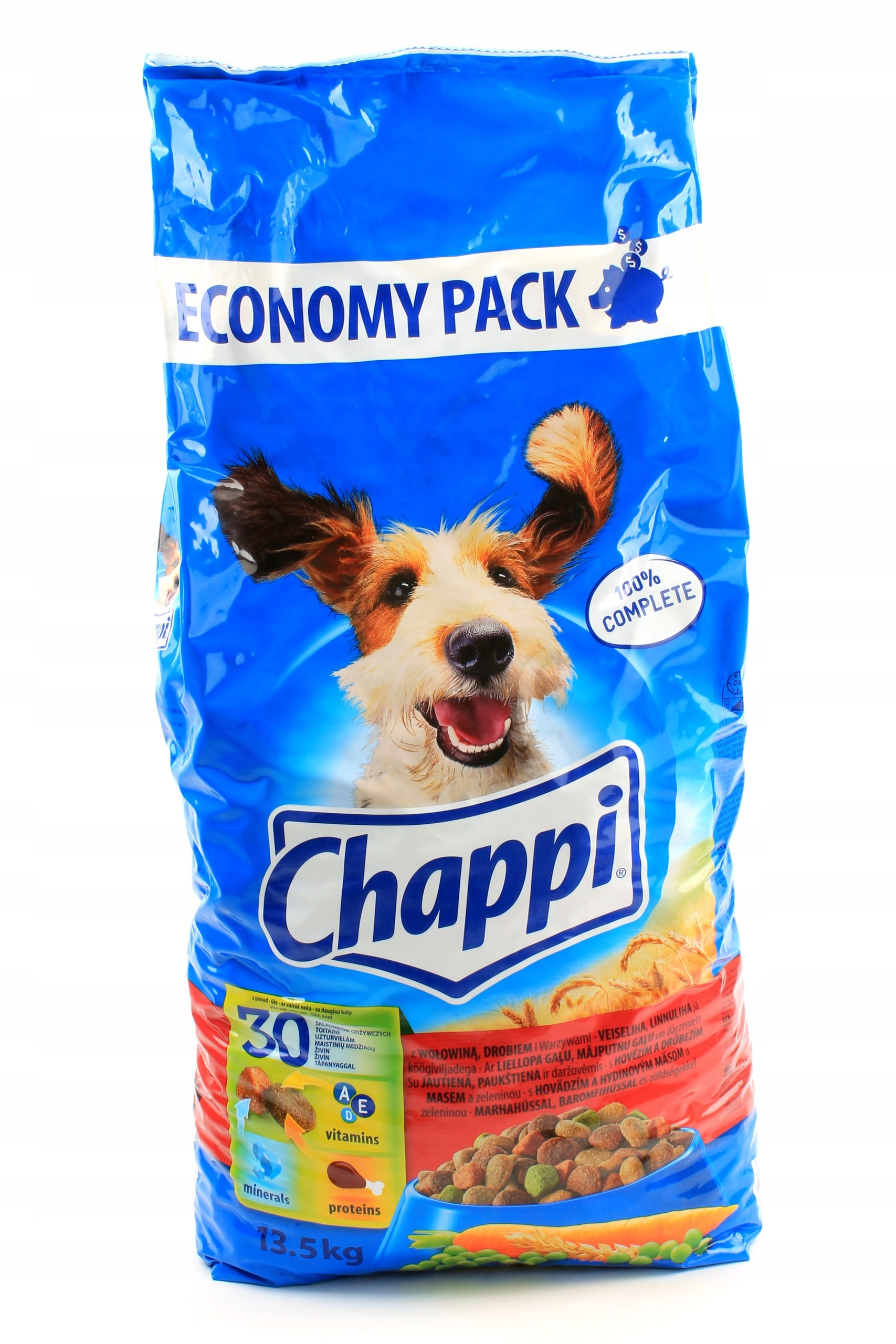 CHAPPI Sucha Karma Dla Psa z Wołowiną i Drobiem Wołowina Drób 13,5kg ...