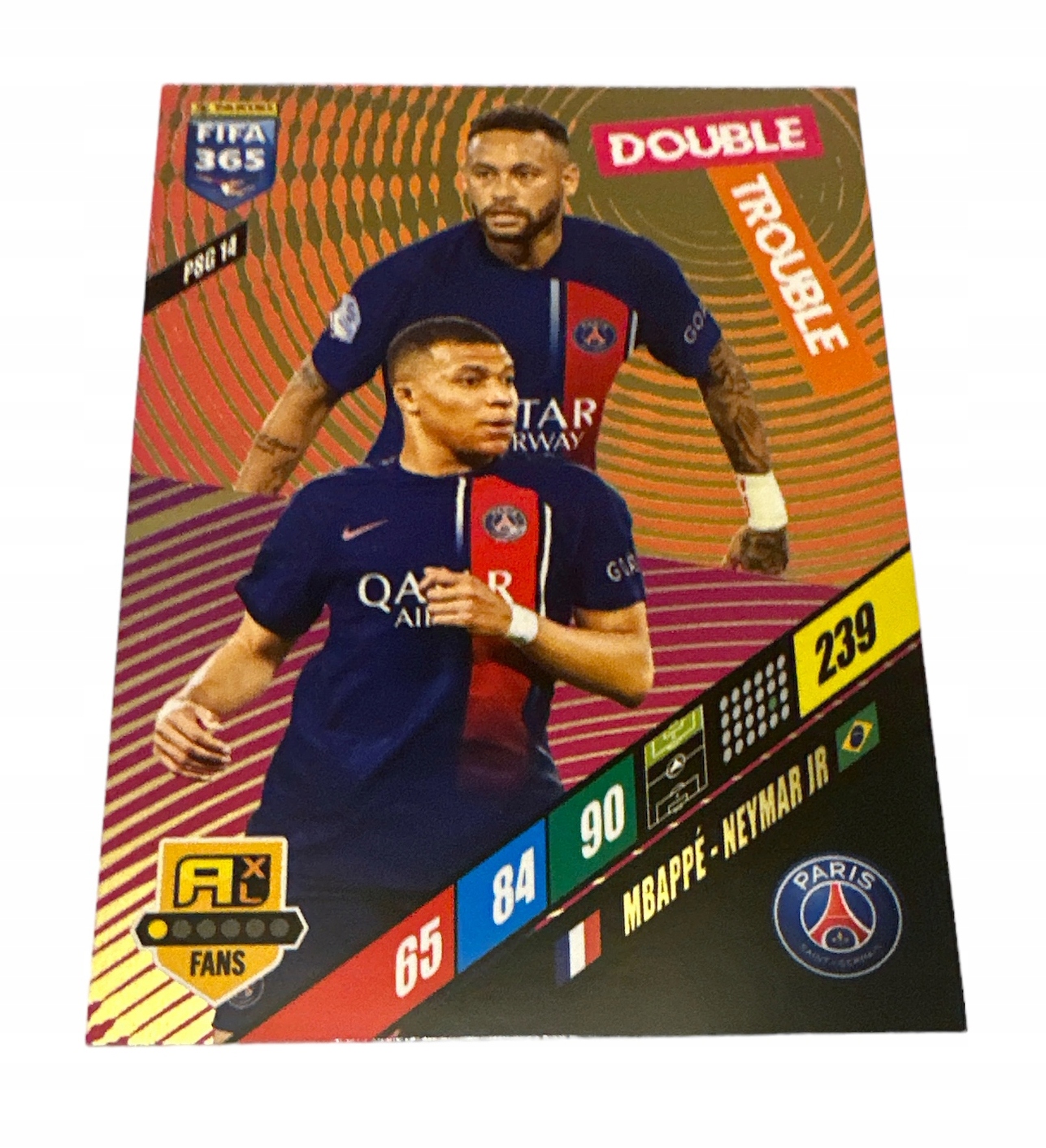 Fifa 365 2024 Adrenalyn Paris PSG PSG14 Neymar Mbappe za 36.00CZK - Allegro