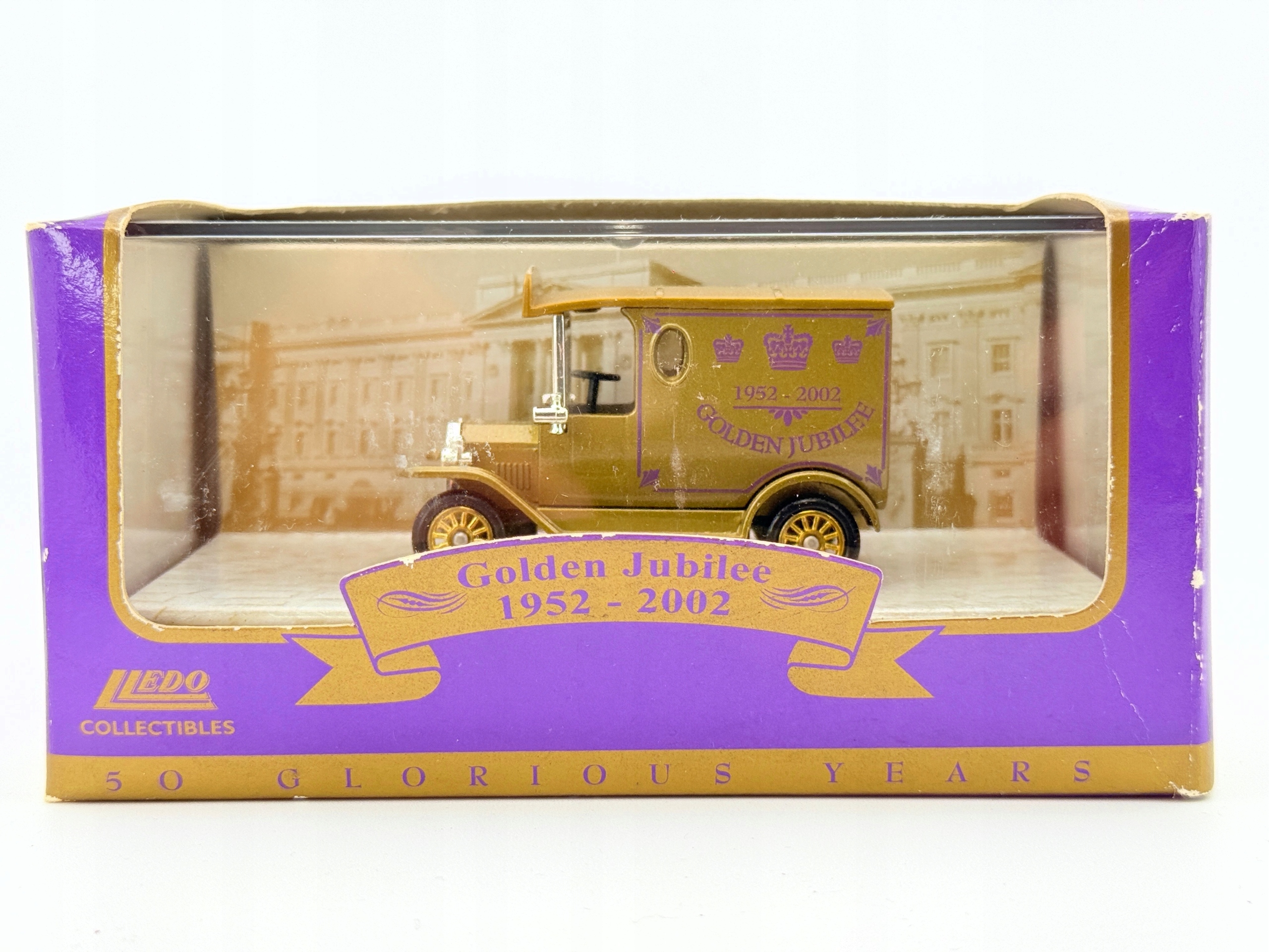 Ford Model T Van, Lledo, kisautó, fém autómodell, die cast, 1:43, 2002 ...