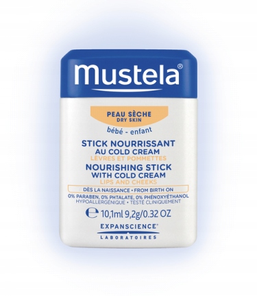 Mustela Sztyft ochronny z Cold Cream 9,2g - nos, usta, policzki, na zimę (3504105036157) • Cena ...
