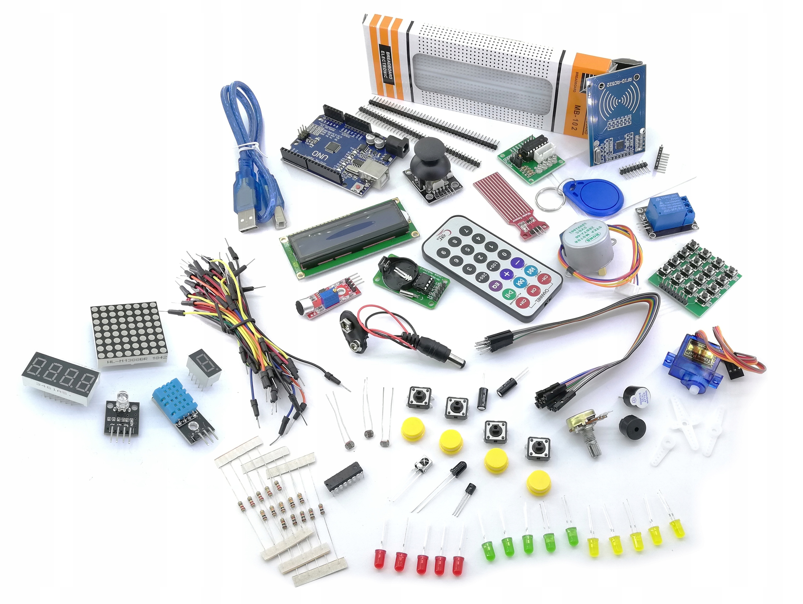 Zestaw startowy ARDUINO UNO - XXL Starter KIT - Sklep, Opinie, Cena w ... Zestaw startowy ARDUINO UNO - XXL Starter KIT - Sklep, Opinie, Cena w ...