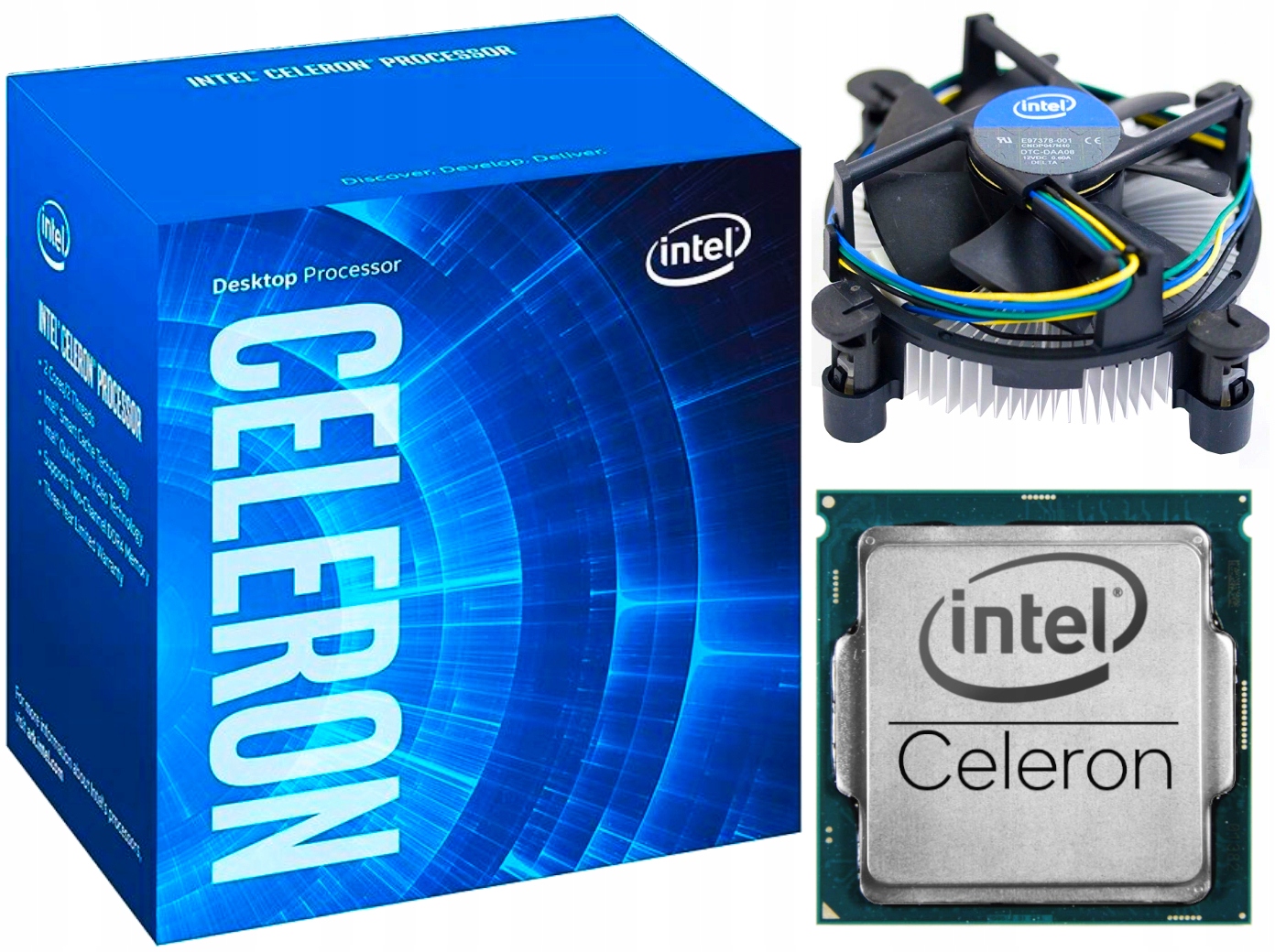Intel G4900T Celeron grafika 8gen LGA1151 + cooler - Komtek24
