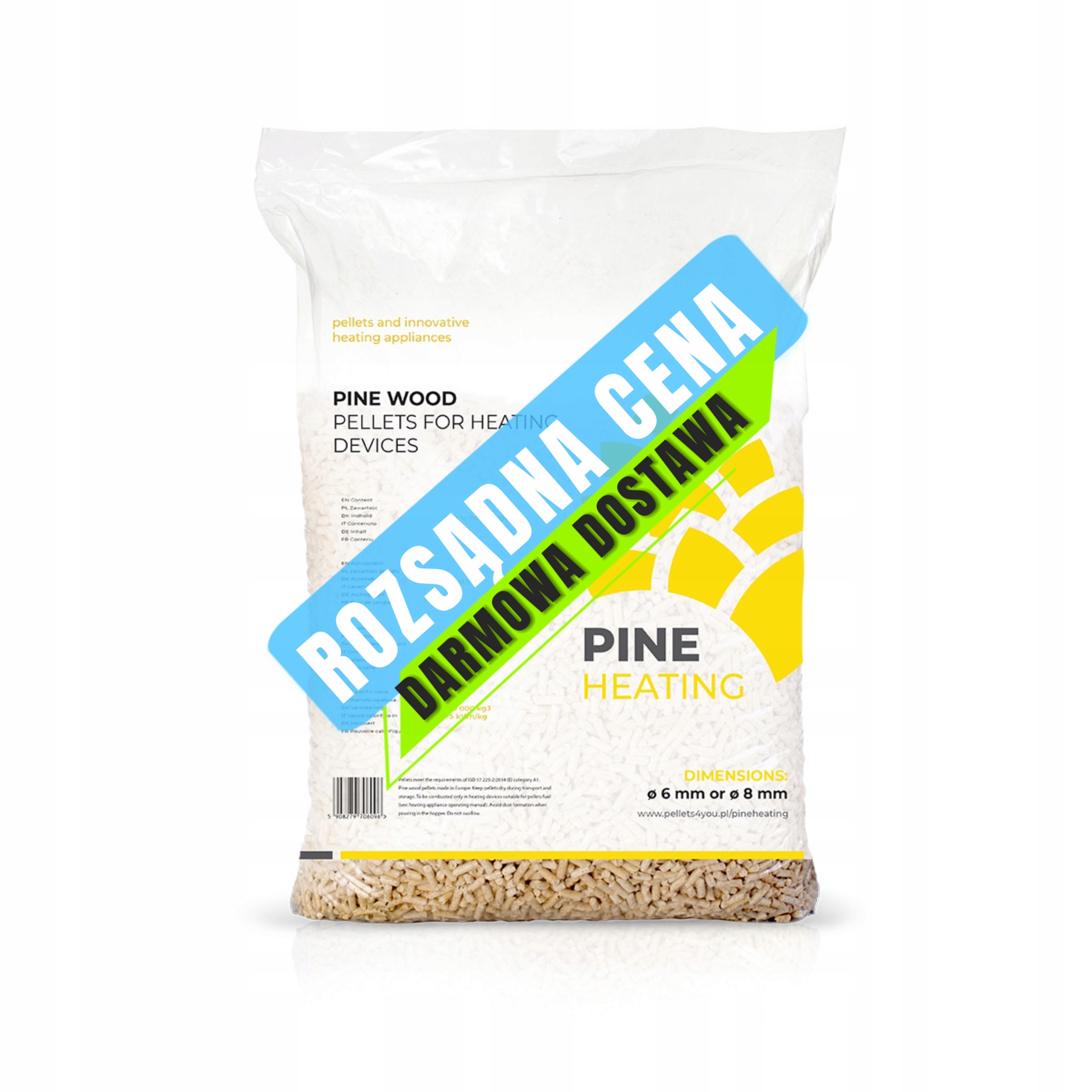 Pellet Pelet PineWood 6 mm A1 Darmowa Dostawa • Opinie - Allegro
