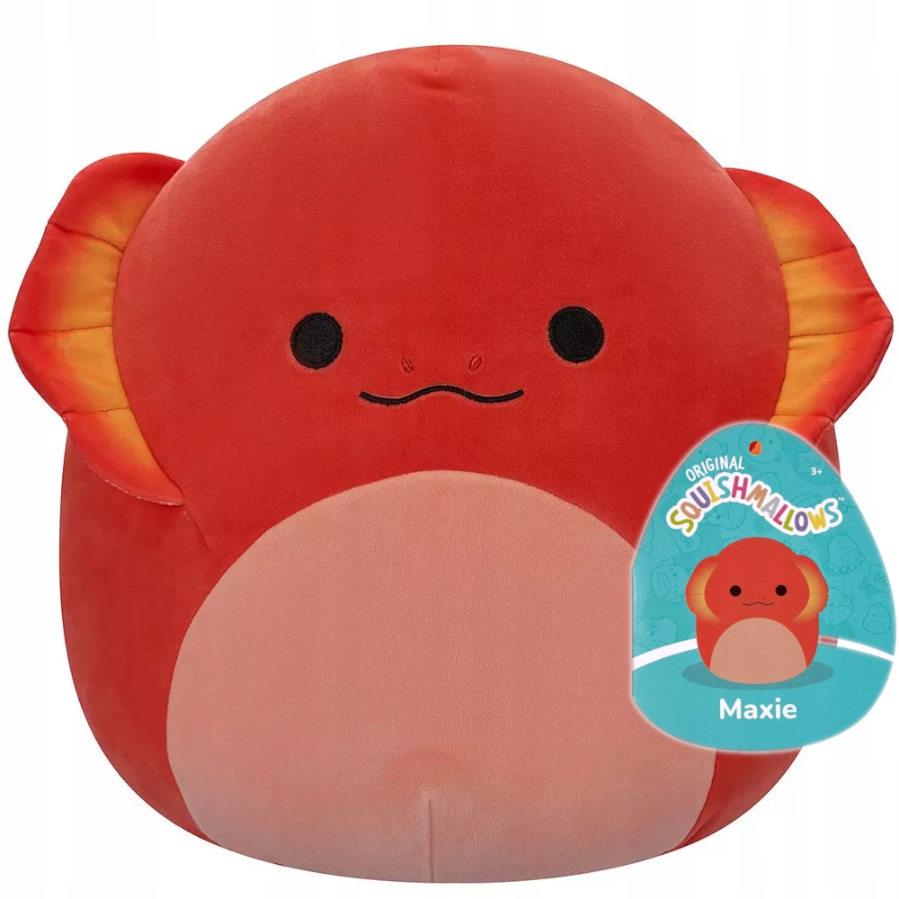 Squishmallows Maskotka Pluszak CZERWONA JASZCZURKA Z FALBANKĄ MAXIE 30 ...