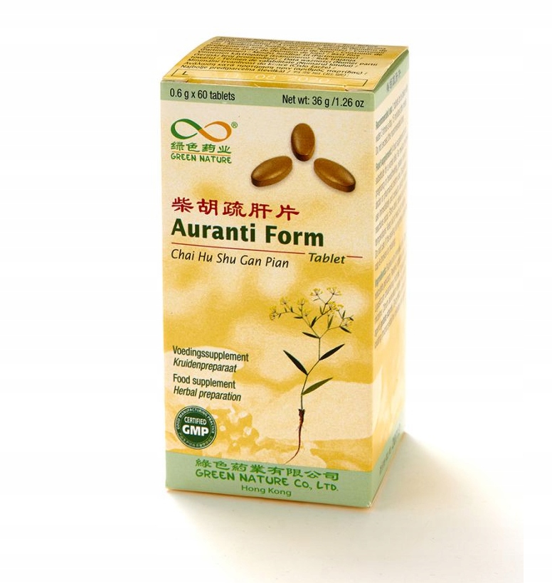 Chai Hu Shu Gan Pian - AURANTI FORM - 60 tabl. Green Nature ...
