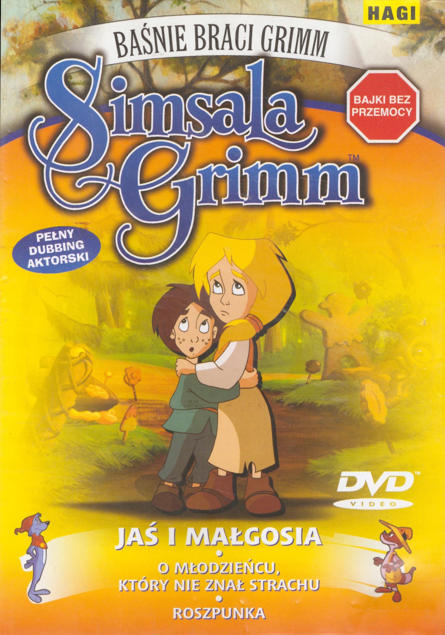 BAŚNIE BRACI GRIMM SIMSALA GRIMM 1 - Jaś i Małgosia, O młodzieńcu który ...