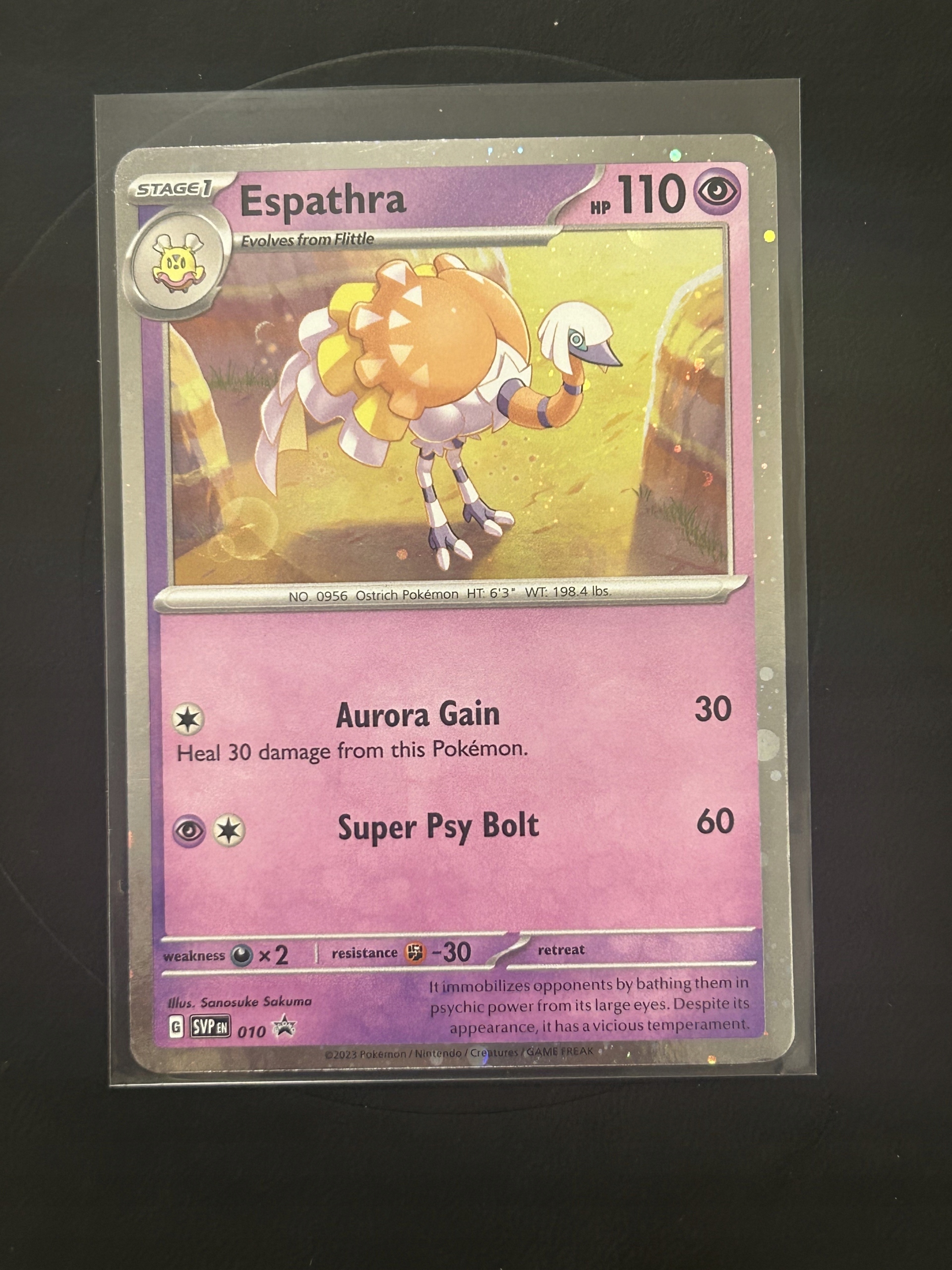 Pokemon TCG Espathra kártya (SVP010) Holo Promo, • Ár, Vélemények - Allegro