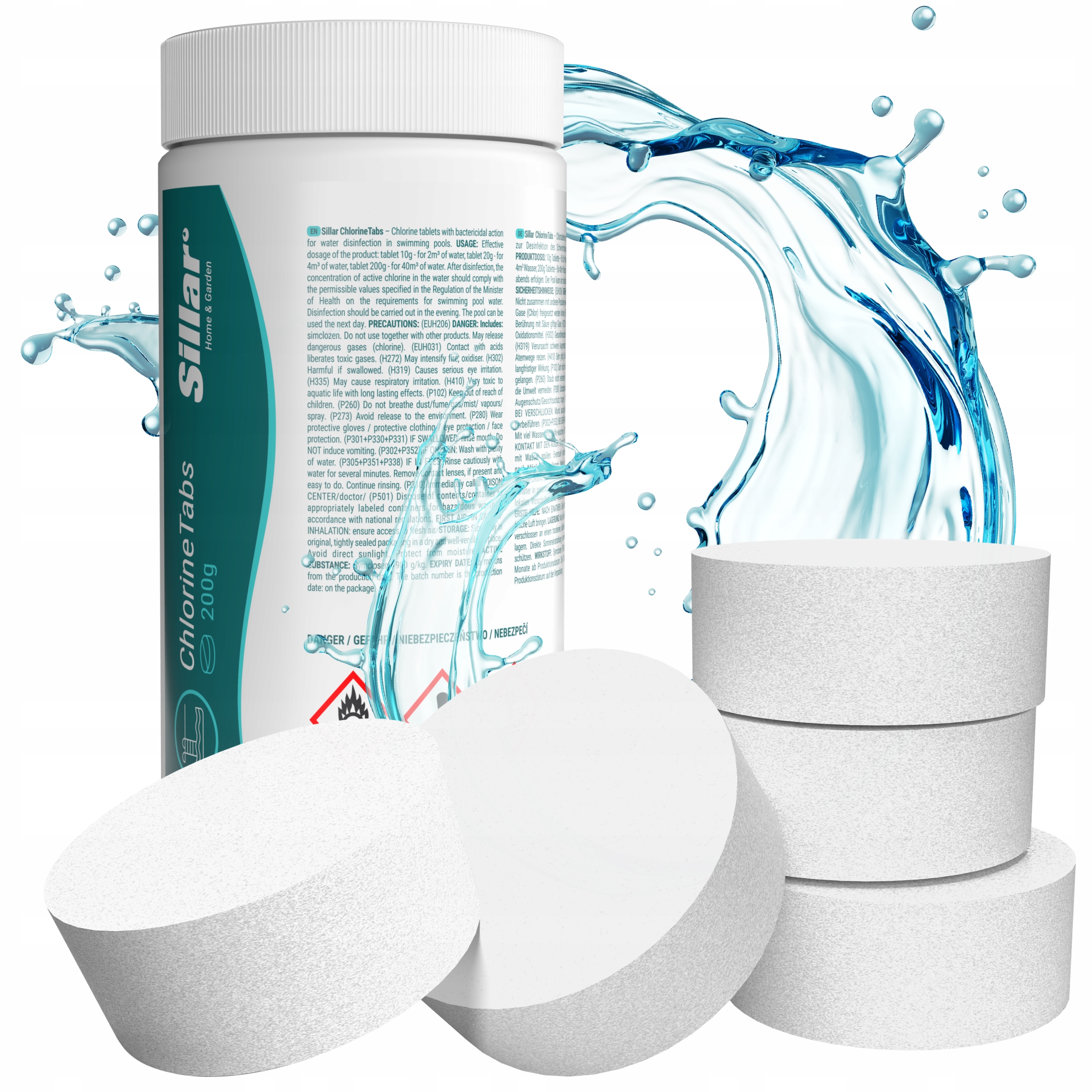 Chlor tabletki Sillar 1 kg (5902668084536) • Cena, Opinie • Chemia ...