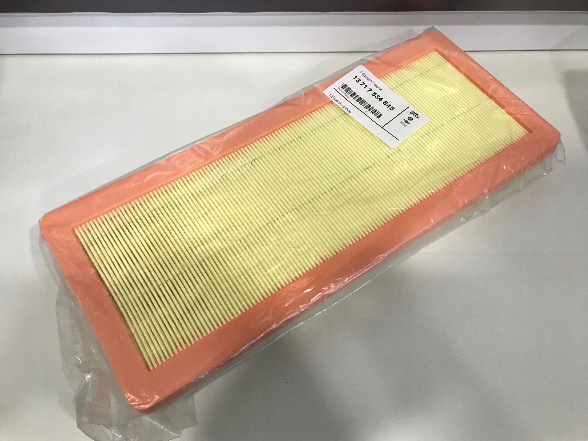 BMW OE 13717534845 filtr powietrza • Cena, Opinie - Allegro