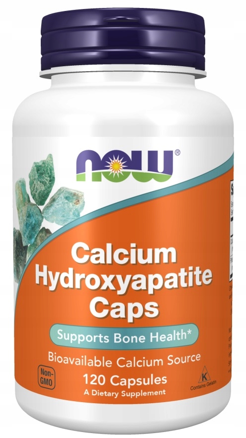 NOW Foods - Calcium Hydroxyapatite, 120 kapsułek (733739012531) • Cena ...