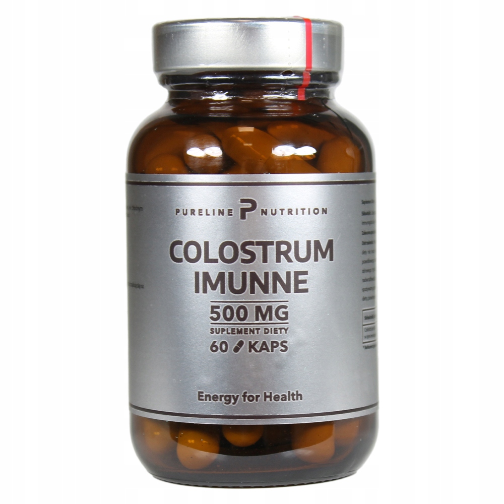 Colostrum immune siara bydlęca IG 40 500mg 60kaps (5905316209633) • Cena, Opinie • Odporność ...
