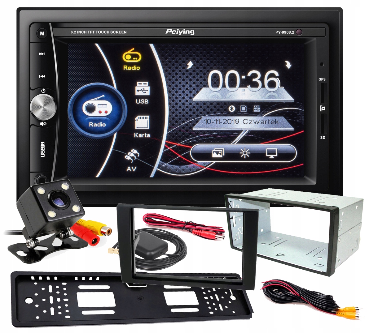 NAWIGACJA RADIO PEIYING AUDI A4 B6 B7 SEAT EXEO - Sklep, Opinie, Cena w ...