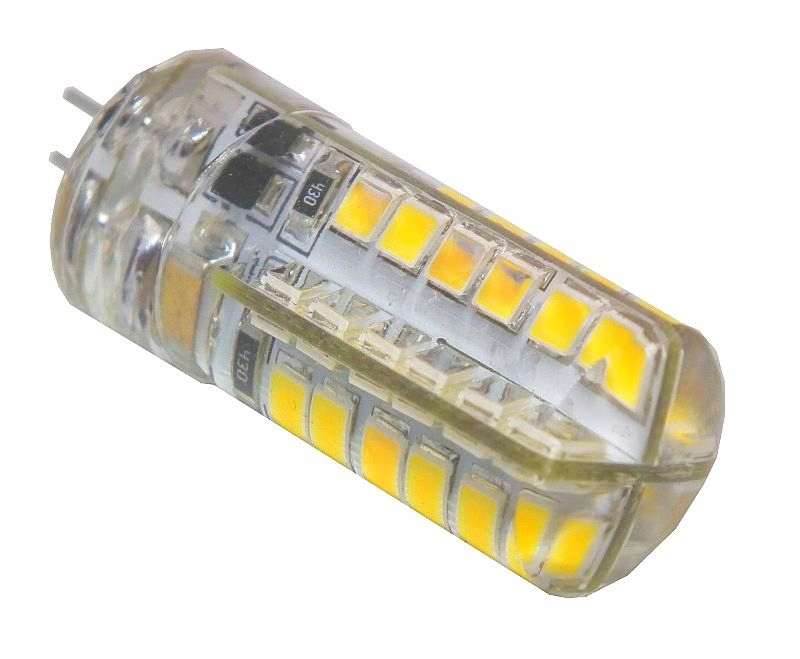 ŻARÓWKA LED G4 5W 230V silikon ZIMNA 48led (LED230VG47W48LCW) • Cena ...