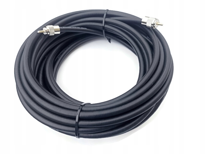 GRUBY KABEL 50 Ohm RG213 20 m + WTYKI SATEC - Sklep, Opinie, Cena w Allegro