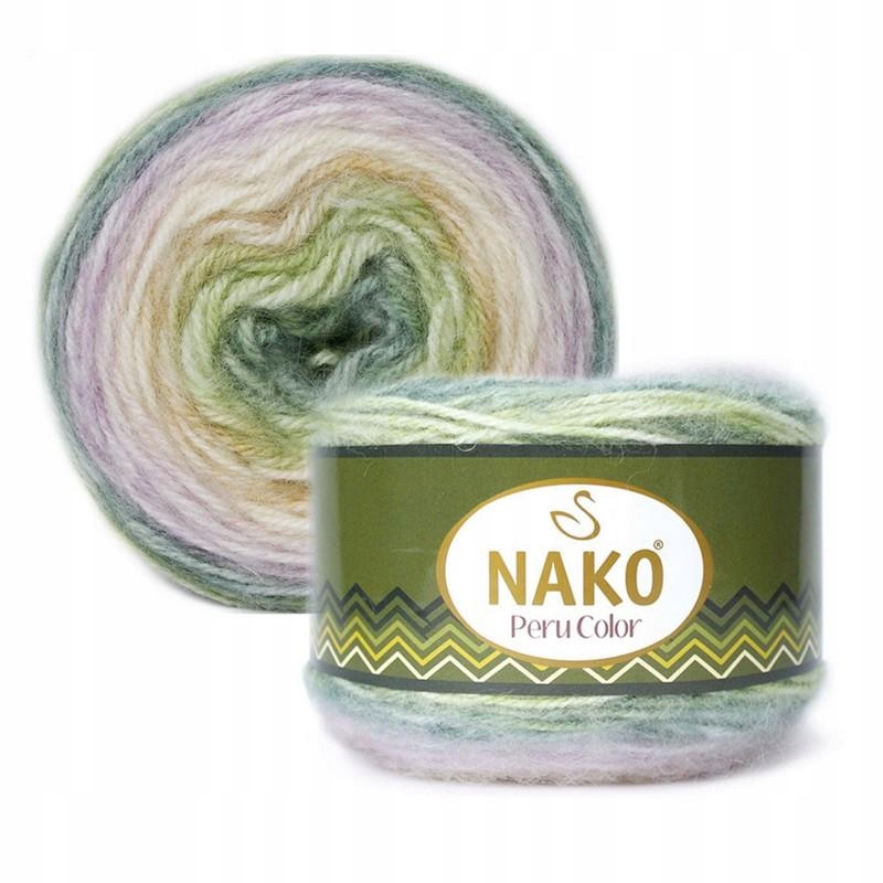 Włóczka NAKO PERU COLOR 100g 32185 • Cena, Opinie • Włóczki 12826950770 • Allegro