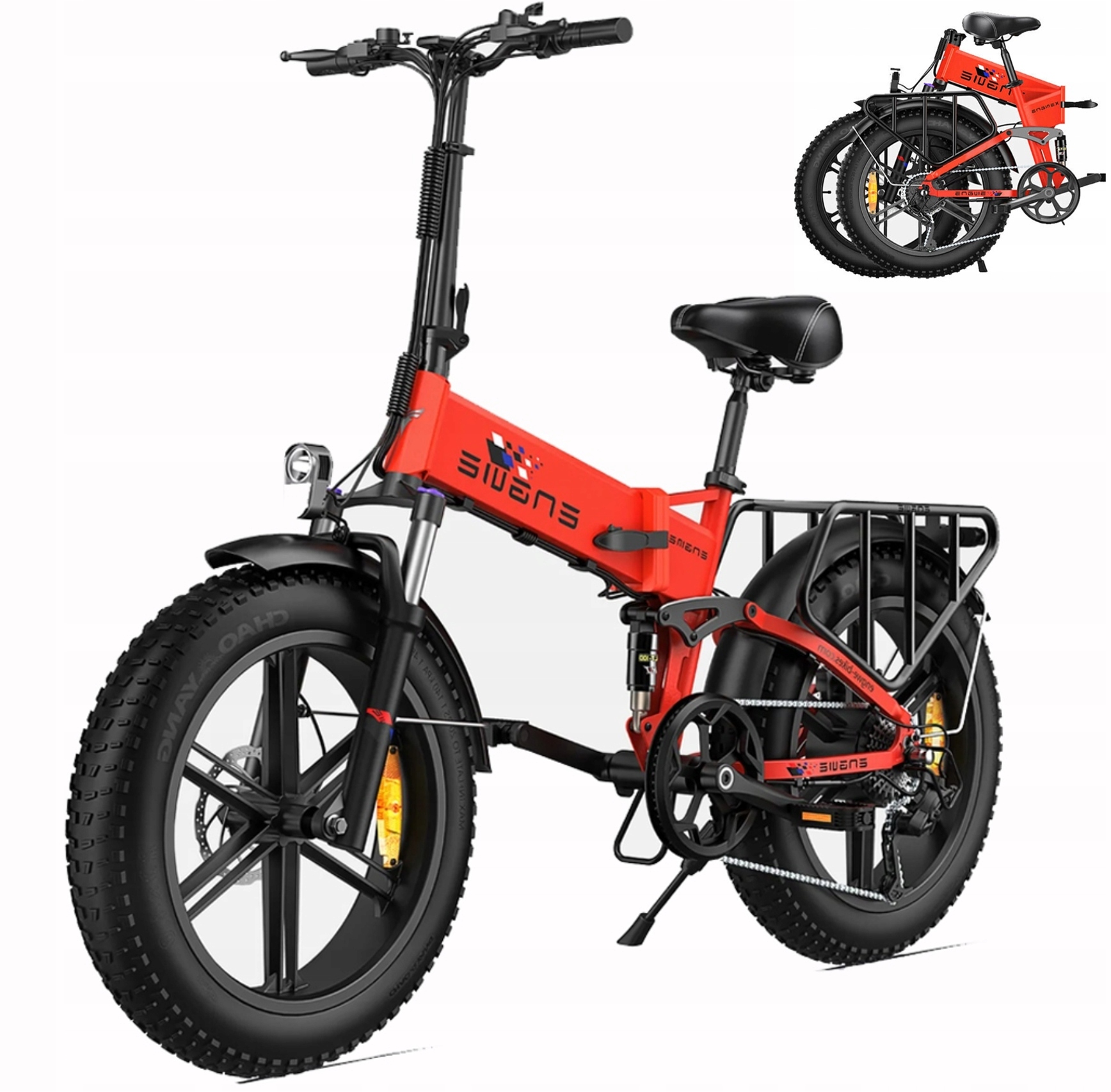 Rower elektryczny Engwe ENGINE X rama 20 cali aluminium koło 20 ...