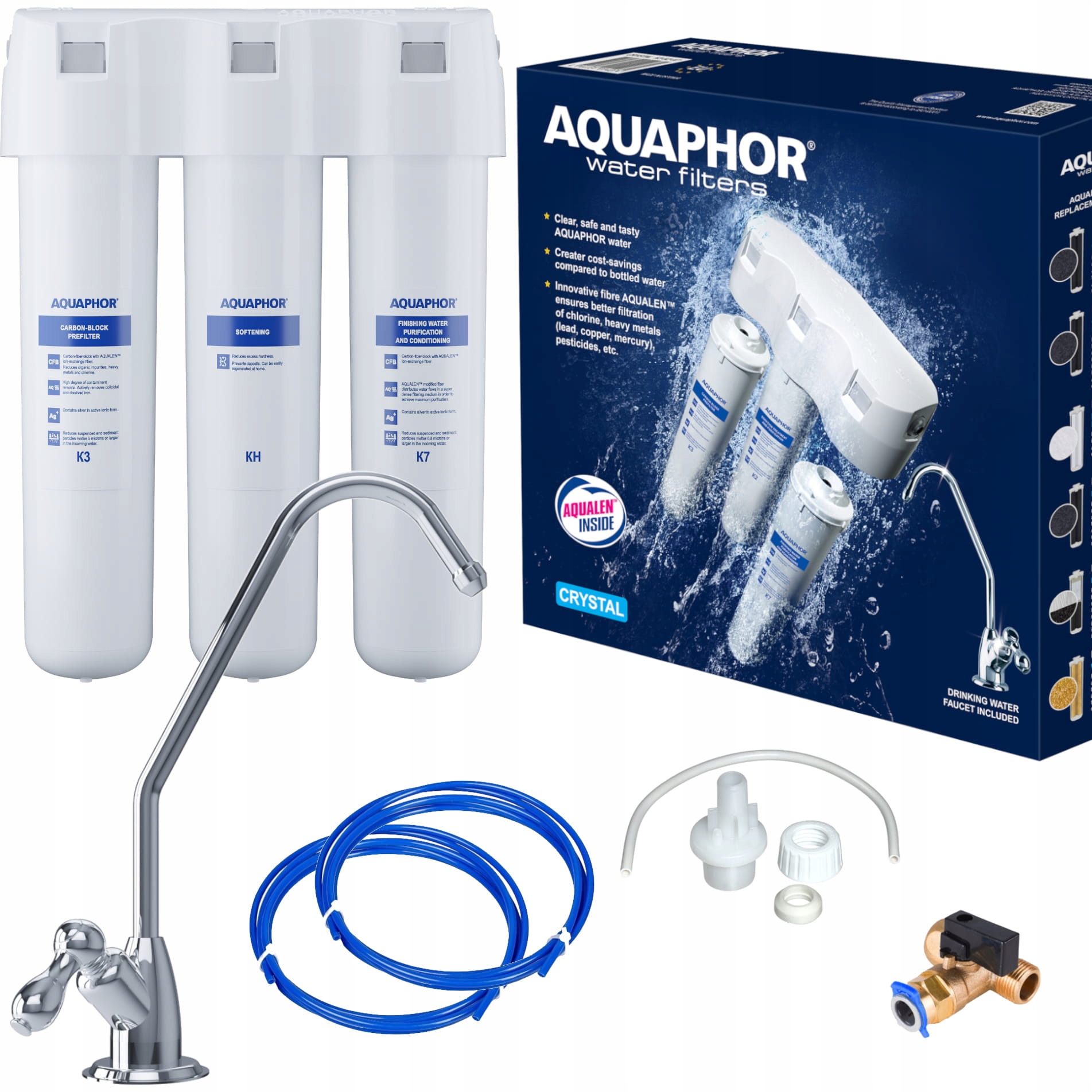 Filtr do wody pitnej pod zlew Aquaphor Kryształ H zmiękczający ... Filtr do wody pitnej pod zlew Aquaphor Kryształ H zmiękczający ...