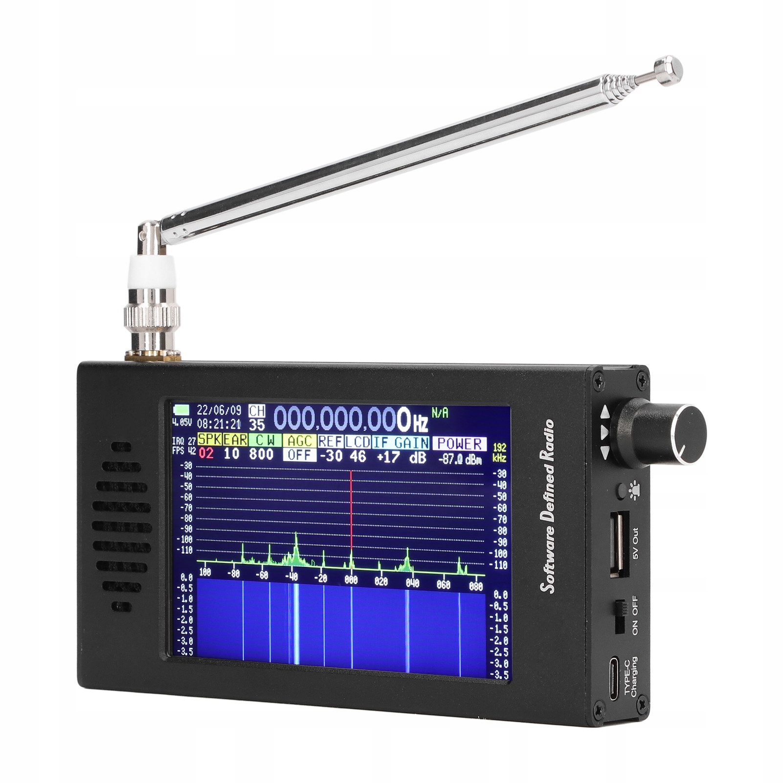 RÁDIOVÝ PŘIJÍMAČ DSP SDR 100KHz-149MHz MW SSB CW HAM za 2477.00CZK ...