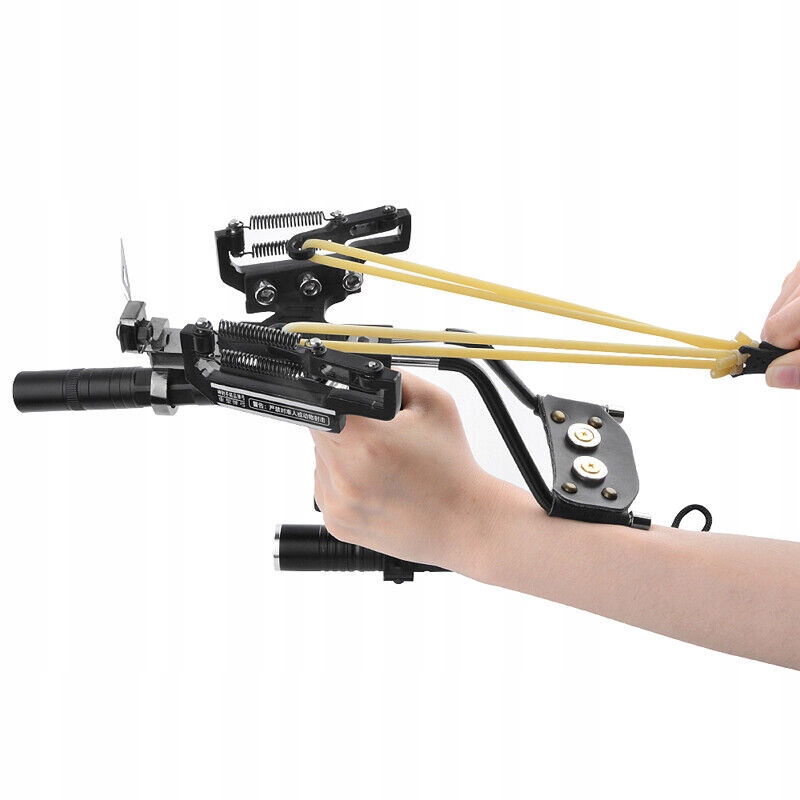 PROCA Z LATARKĄ I LASEREM MOCNA DALEKI ZASIĘG WYRZUTNIA NA STRZAŁKI ...