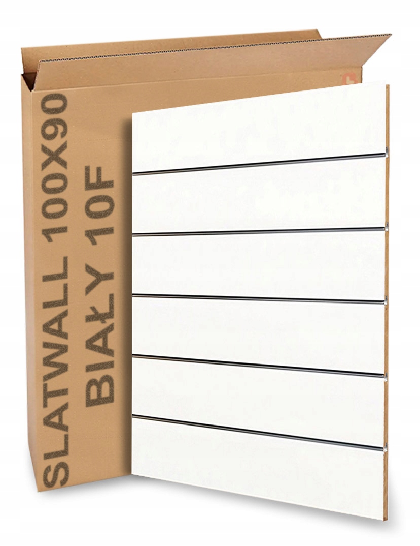 PANEL SKLEPOWY Spacewall Slatwall 100x90cm 5 FREZÓW BIAŁY (5903938722479) • Cena, Opinie ...