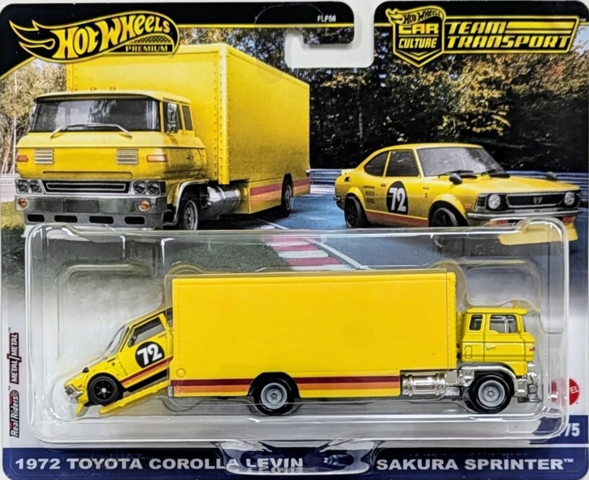 Hot Wheels Premium - 1972 Toyota Corolla Sakura Sprinter FLF56 JBM34 ...