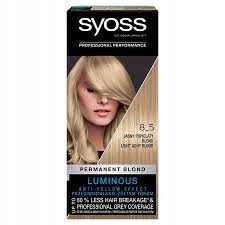 SYOSS FARBA SalonPlex 8-5 jasny popielaty blond (9000101628395) • Cena ...