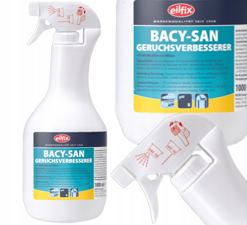 Eilfix BACY-SAN Aktywny neutralizator zapachów 1L (4029888000922 ...