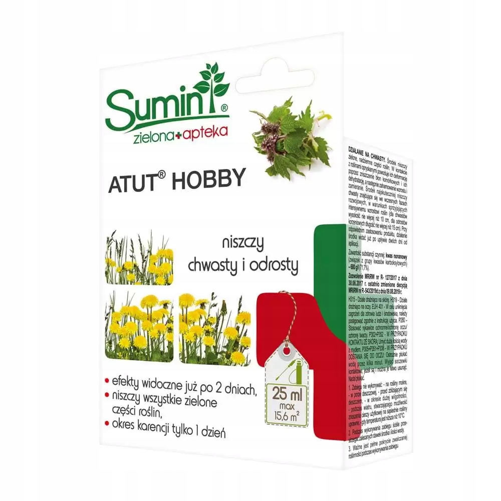 Atut Hobby 25ml Preparat na Chwasty Mech Odrosty (5907102014087) • Cena ...