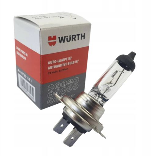 WURTH ŻARÓWKA FIRSTEC H7 12V 55 W 07201141 4045727186480 za 9.99PLN z ...