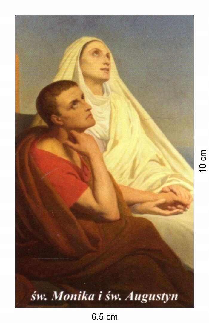 Obrazek św. Monika i św. Augustyn.... • Cena, Opinie • Obrazki i obrazy ...