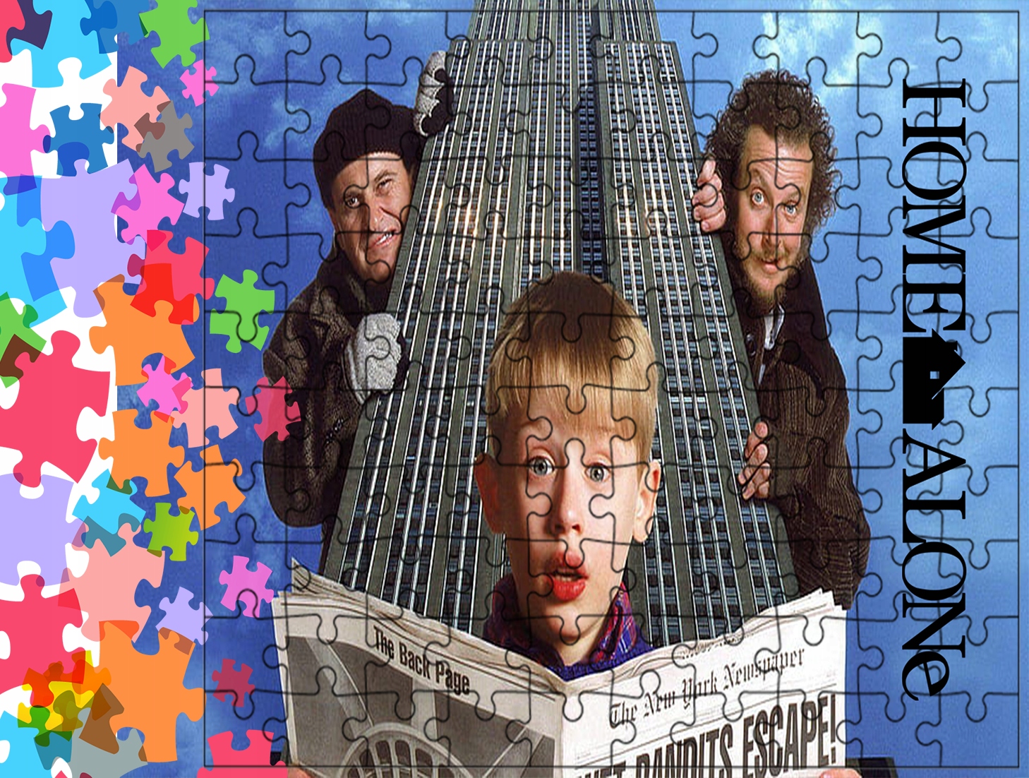 Hagyományos puzzle - Kevin egyedül otthon - Home Alone 1,2 ...