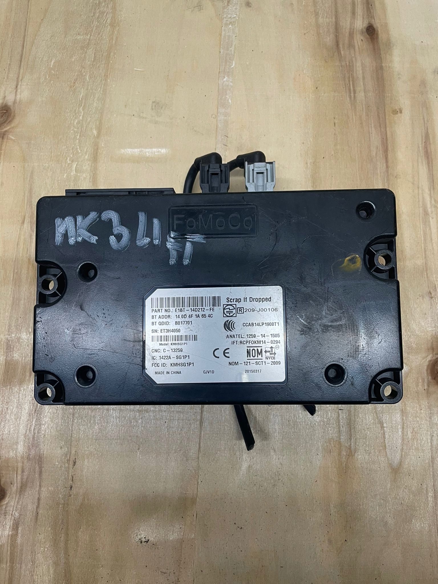 FORD FOCUS MK2 MK3 MK3 LIFT C-MAX MODUŁ BLUETOOTH E1BT-14D212-FE za 200 ...