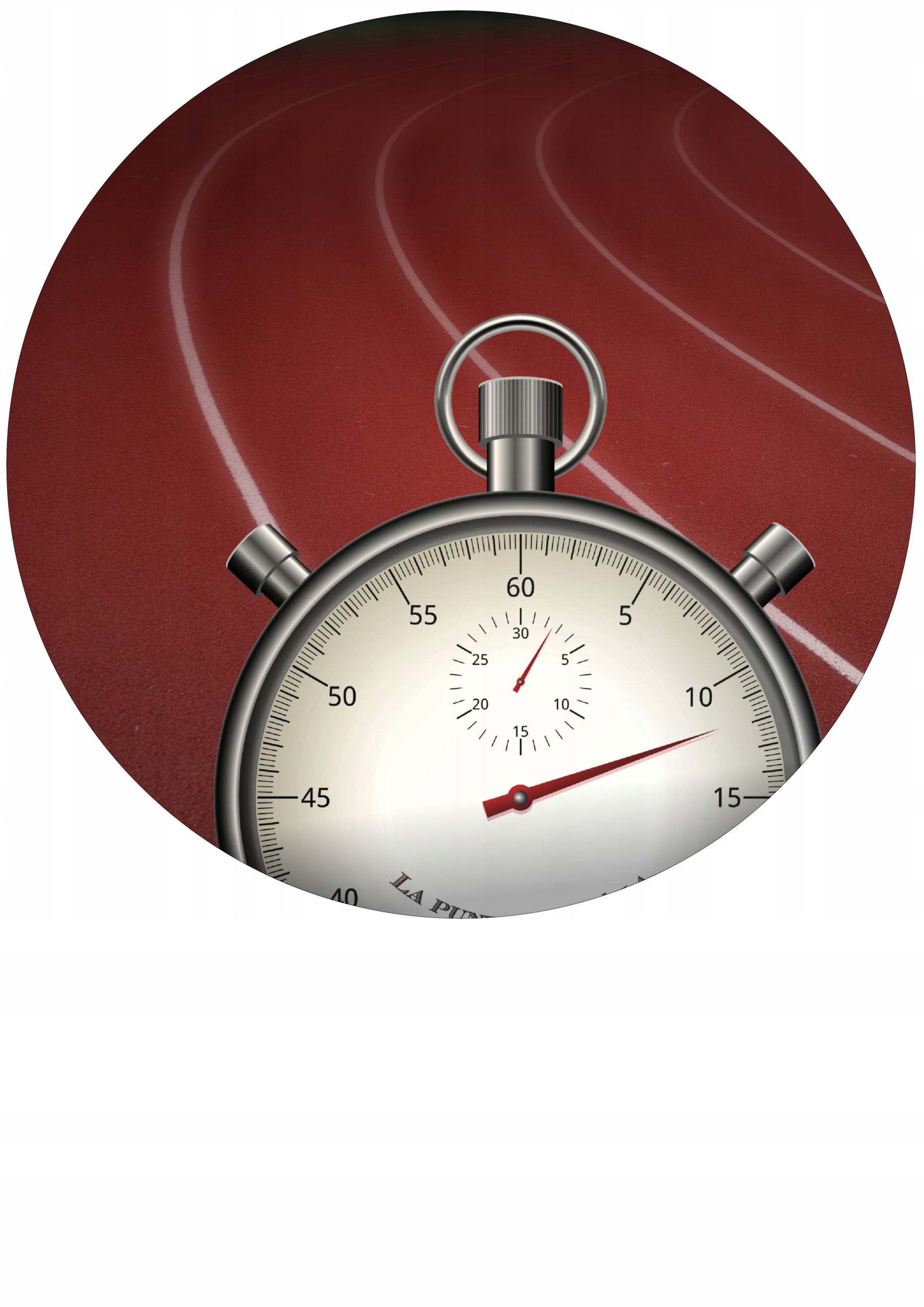 PAPIER WAFLOWY OPŁATEK LEKKOATLETYKA BIEŻNIA CZAS 22-29cm (5906146222458) • Cena, Opinie ...