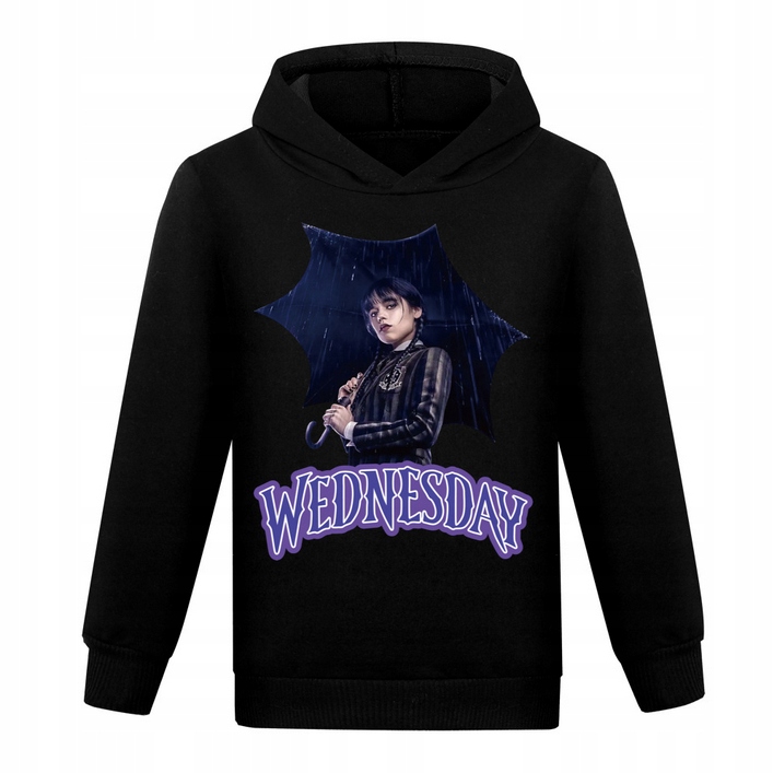 Mikina WEDNESDAY dětská mikina rodina ADDAMS za 393 Kč - Allegro