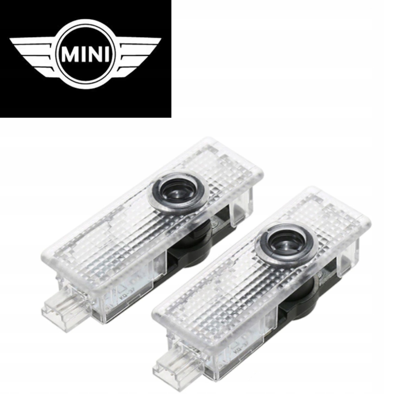 BMW MINI LED LOGO FLAGA HD projektor Cooper Clubman R50 R52 R53 R56 F55 ...