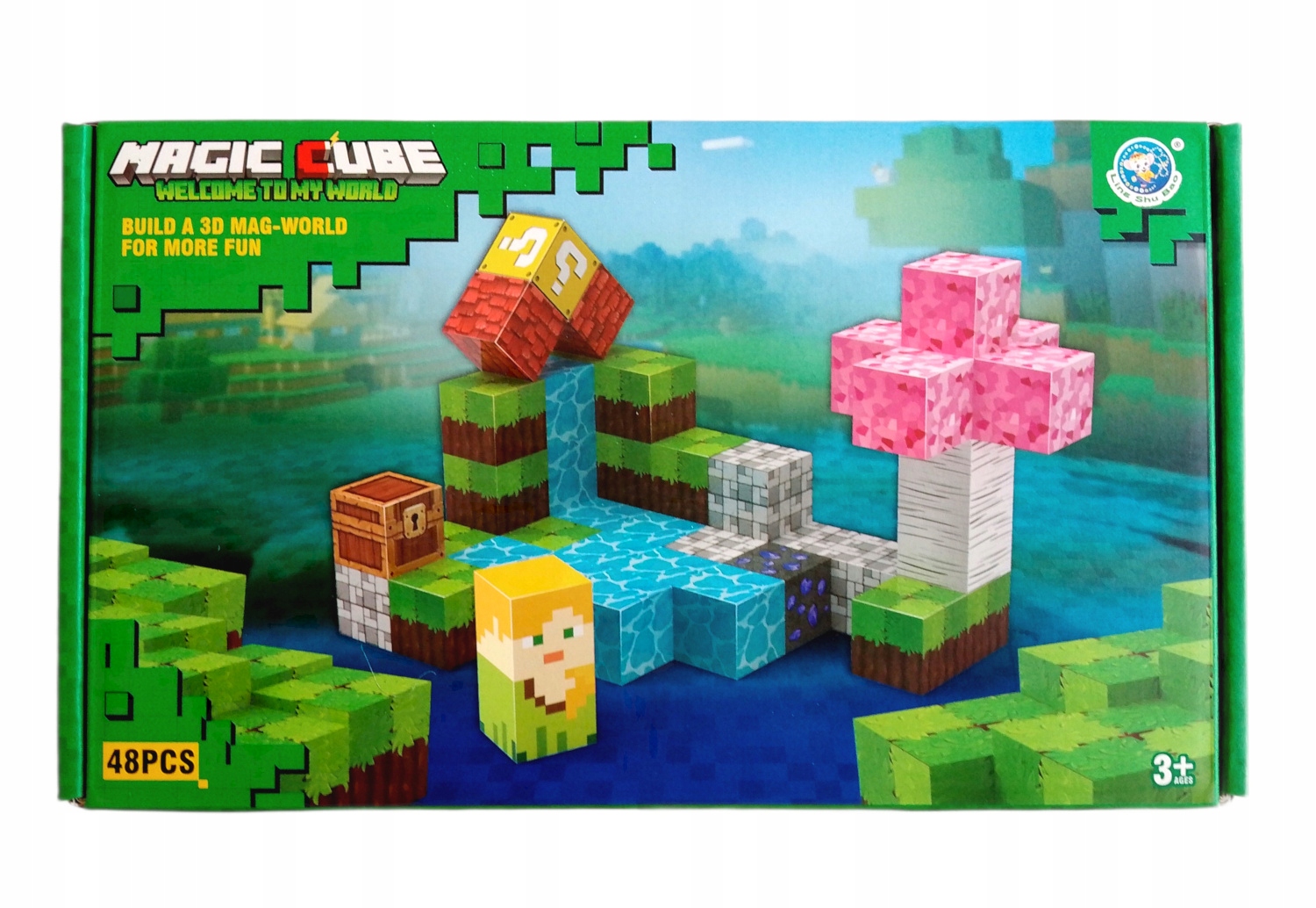 Minecraft Magnetická Stavebnice - Nízká cena na Allegro