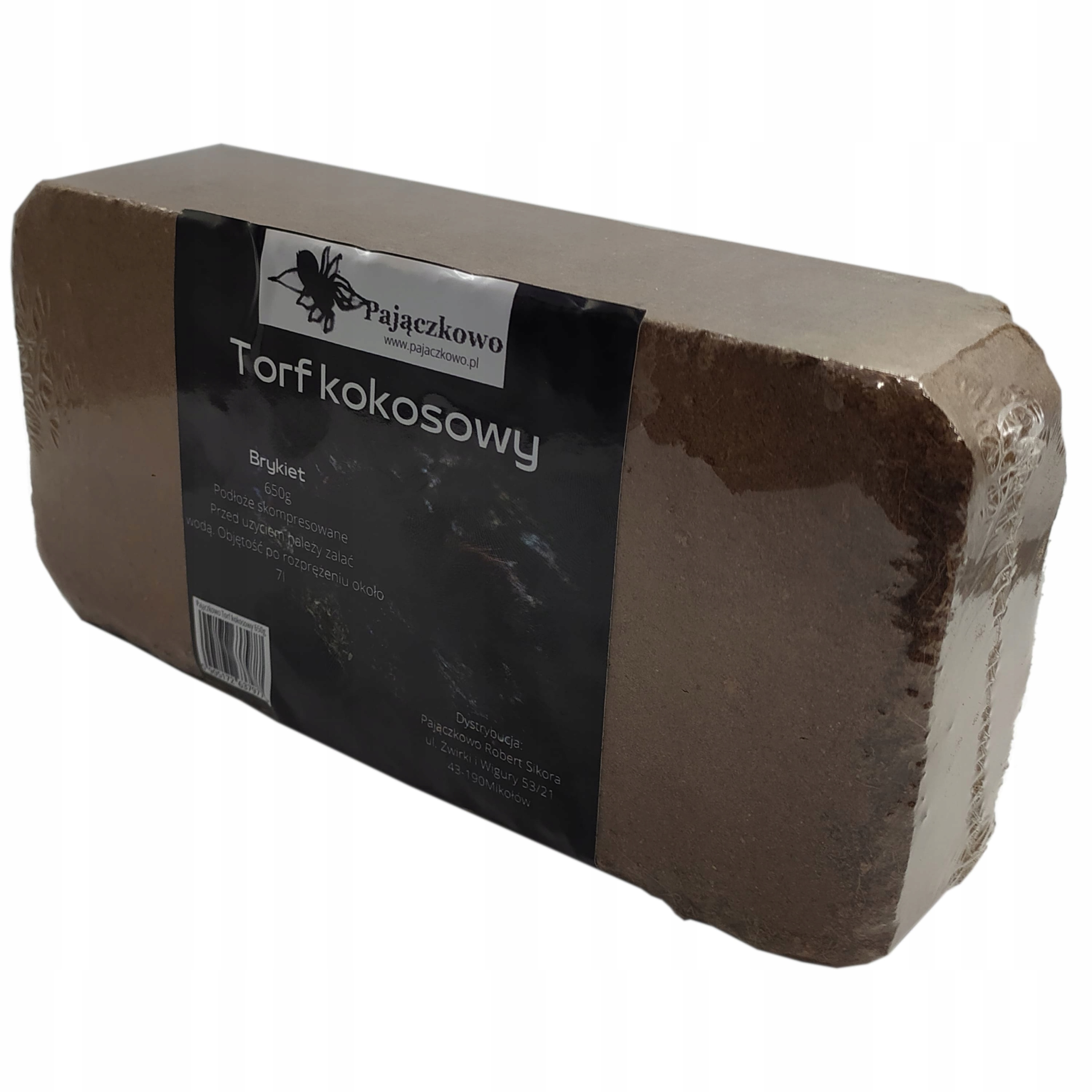 Torf kokosowy podłoże terrarium Pajączkowo 7l 12453116696 - Allegro.pl