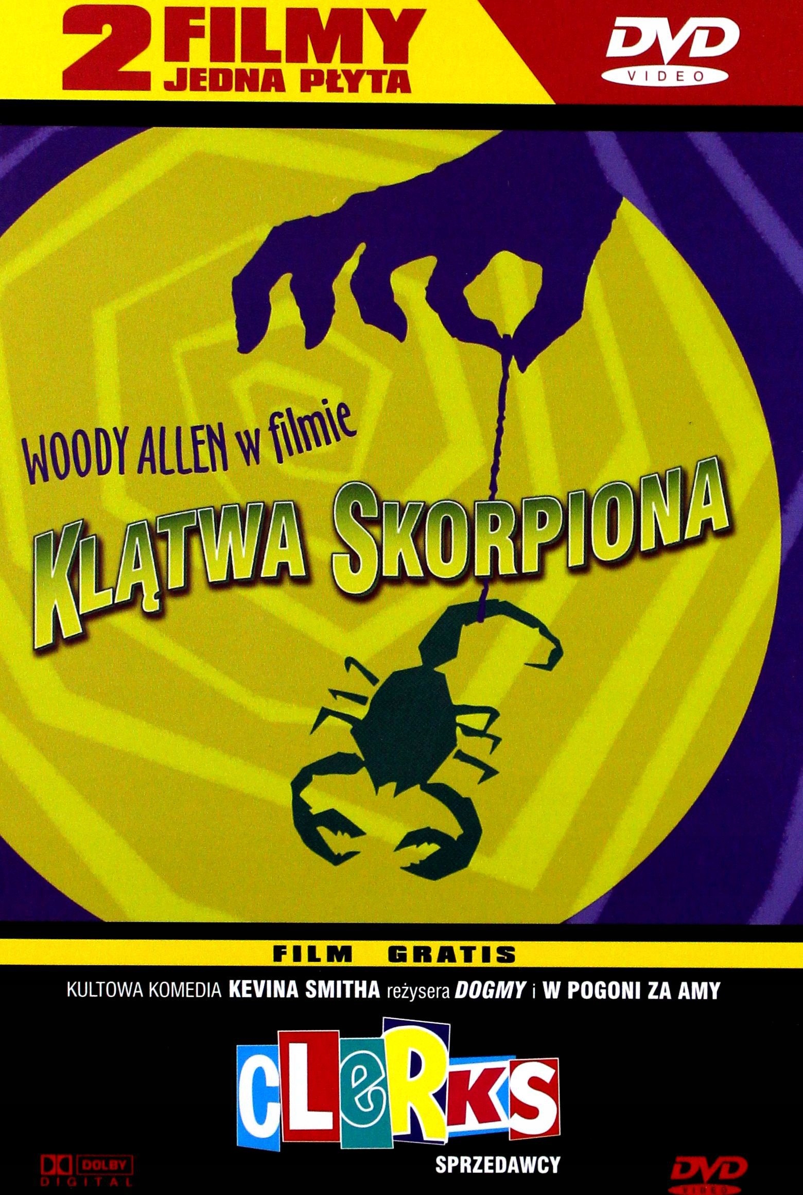 SPRZEDAWCY (CLERKS) / KLĄTWA SKORPIONA płyta DVD • Cena, Opinie - Allegro