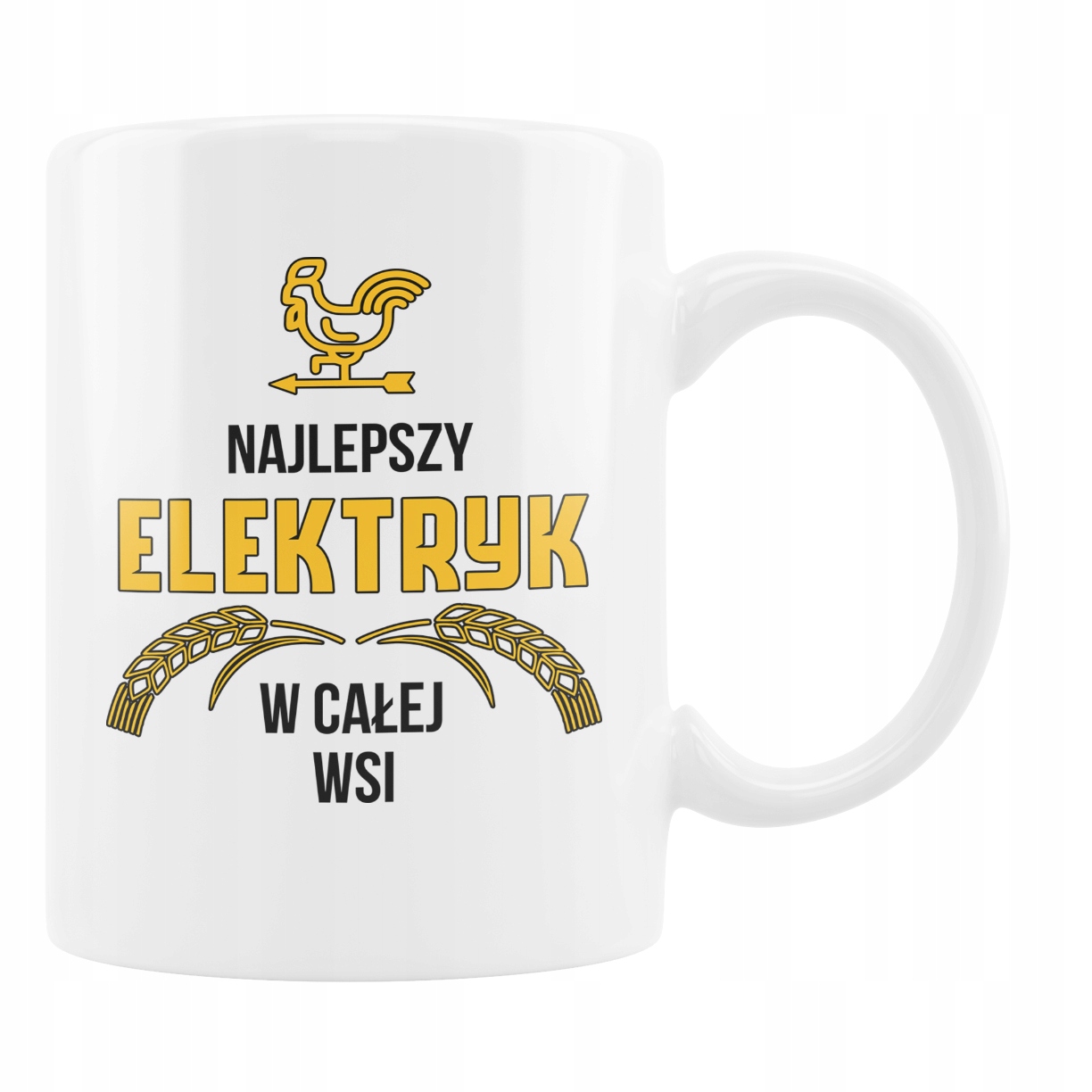 KUBEK PREZENT NAJLEPSZY ELEKTRYK WE WSI ELEKTRYKA • Cena, Opinie • Zabawne gadżety 10658747567 ...