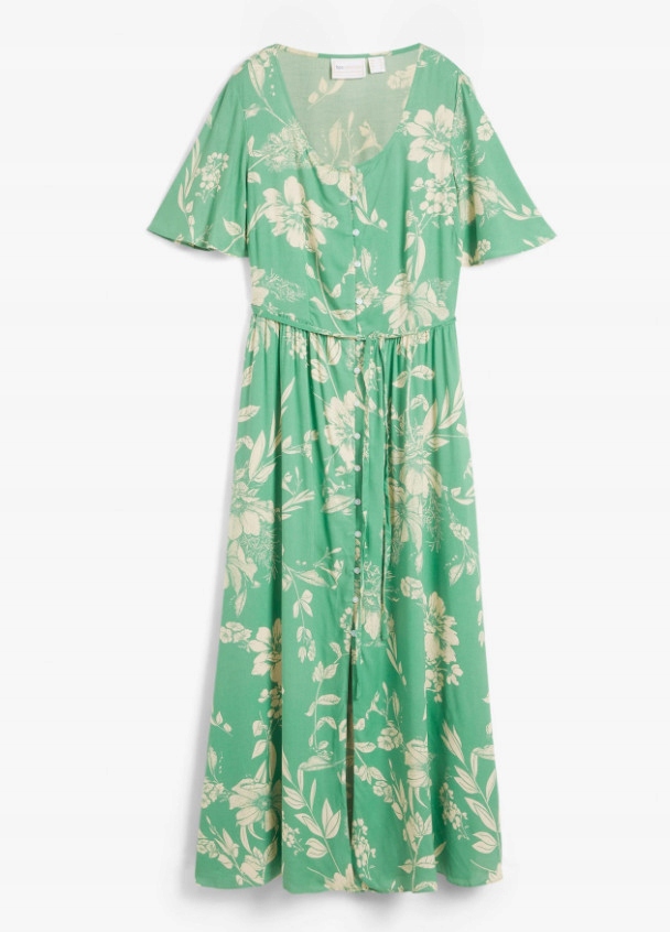 50 DŁUGA SUKIENKA Z WISKOZY rcw • Cena, Opinie • Sukienki 17424870724 ...