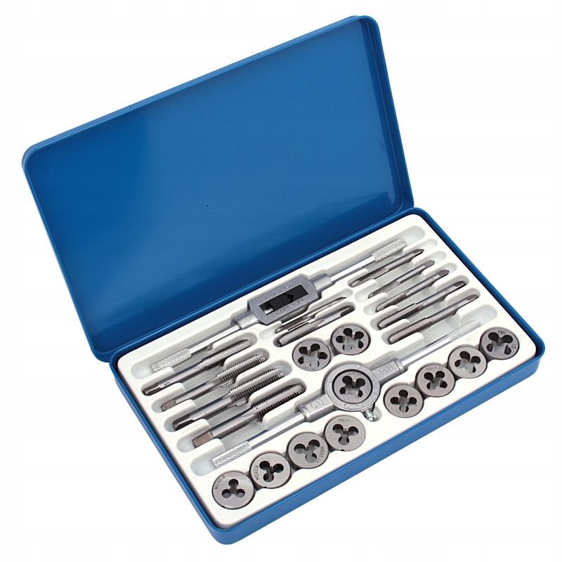 NARZYNKA GWINTOWNIK KOMPLET ZESTAW M3-M12 • Cena, Opinie - Allegro