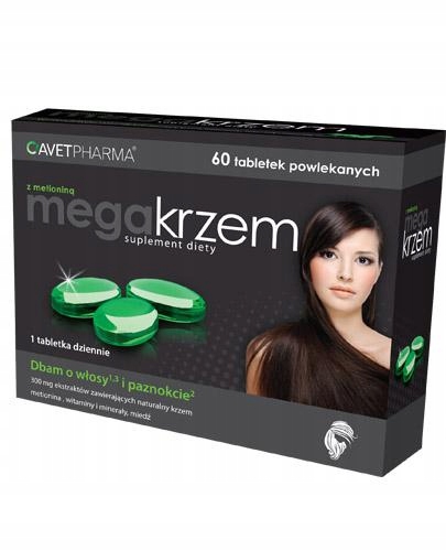 MEGA KRZEM 60 tabl. (5902020037040) • Cena, Opinie • Skóra, włosy ...